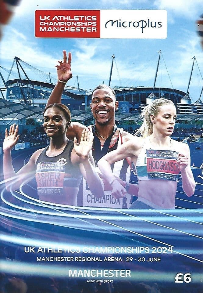 UK Athletics 2024 Championship Manchester Regional Arena 29th & 30th ...