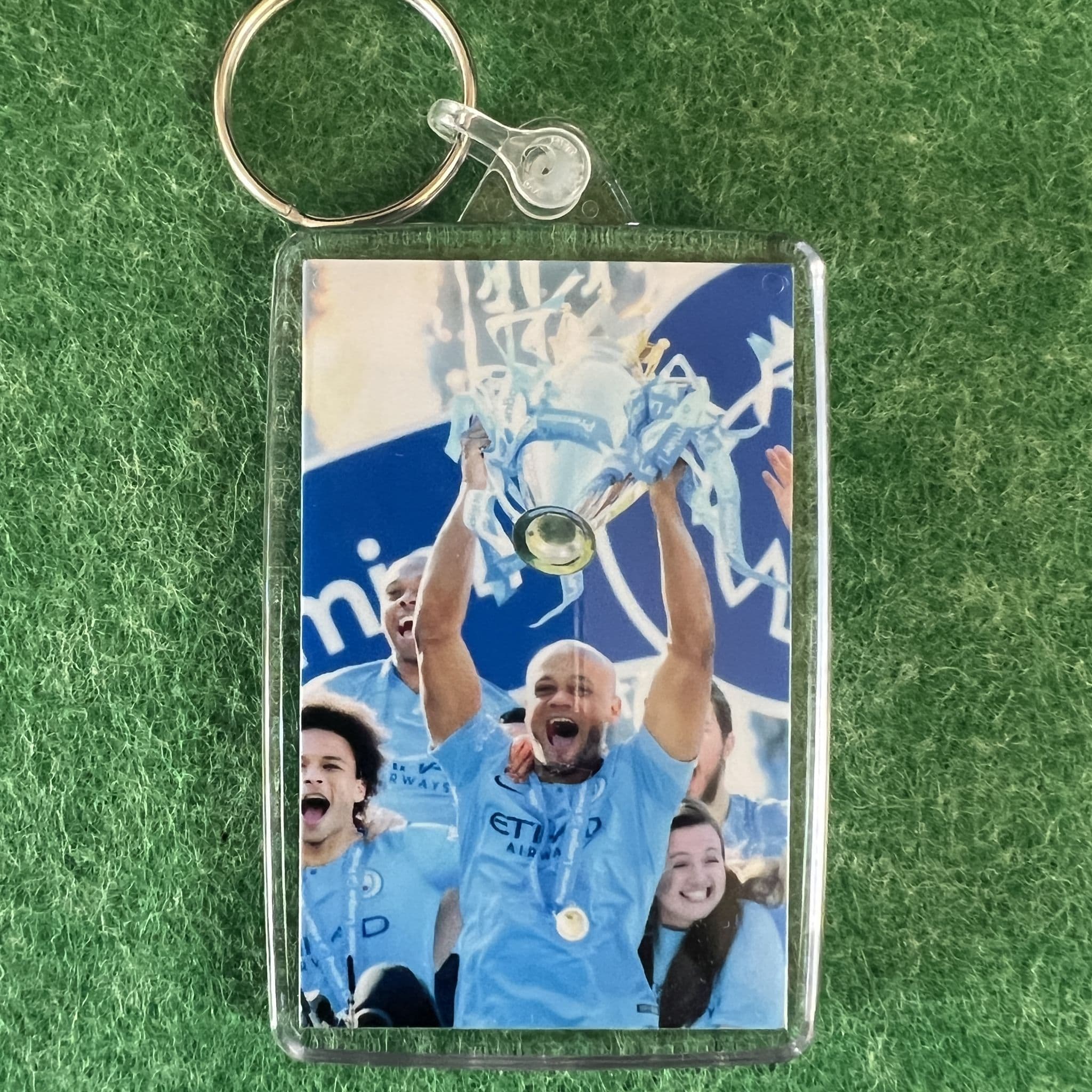 Vincent Kompany Premier League Champion Manchester City KeyRing