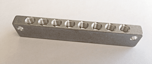 MANI01 Lubrication 10 Way Manifold Block