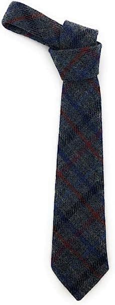 Authentic Harris Tweed Tartan Ties - Braw Clans Tartans - All Wool ...