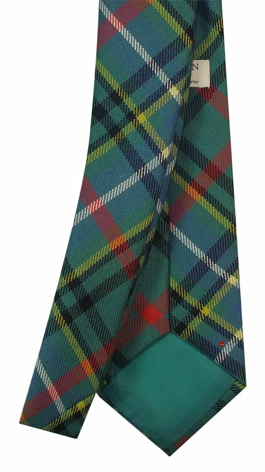 Clan Tartan Tie Bisset Ancient 100 Wool Highlander Collection of Scotland