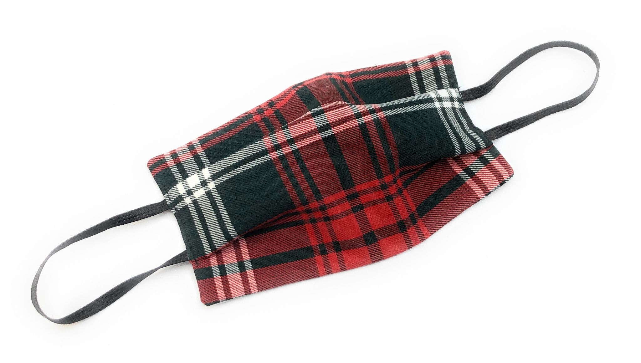Face Mask Scottish Prince of Wales Tartan Handmade in Scotland Cotton New