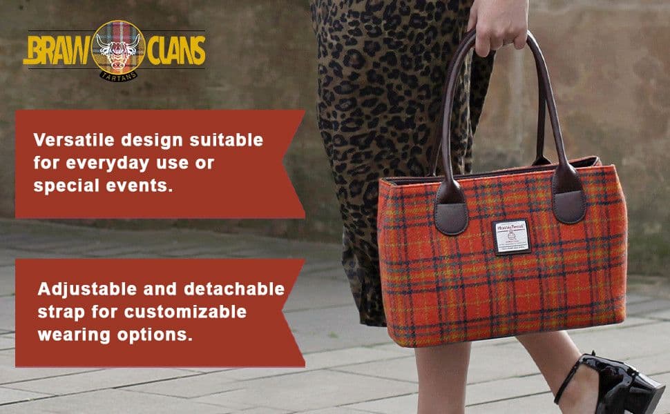 Harris Tweed Cassley Classic Handbag in Pink Check LB1003-COL 103