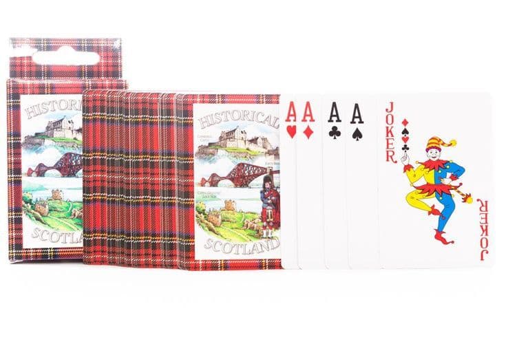 Historical Scotland Playing Card Scottish
