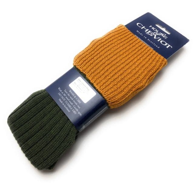 House of Cheviot Lomond Stag Merino Wool Blend Kilt Hose Made in Scotland