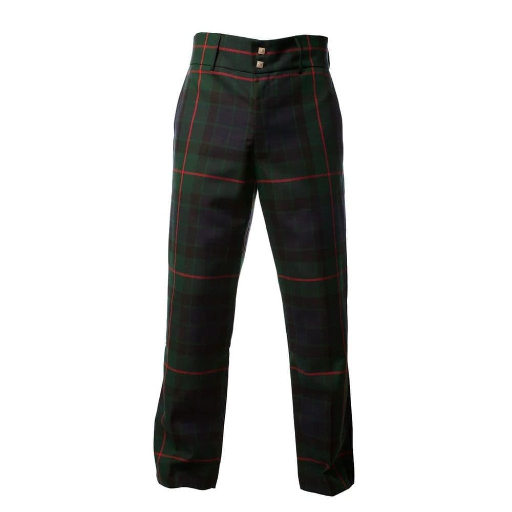 Mens Scottish Traditional Gunn Tartan Luxury Trews