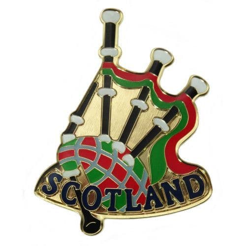 Scotland Bagpipes - Metal Fridge Magnet for Kitchen Refrigerator ...