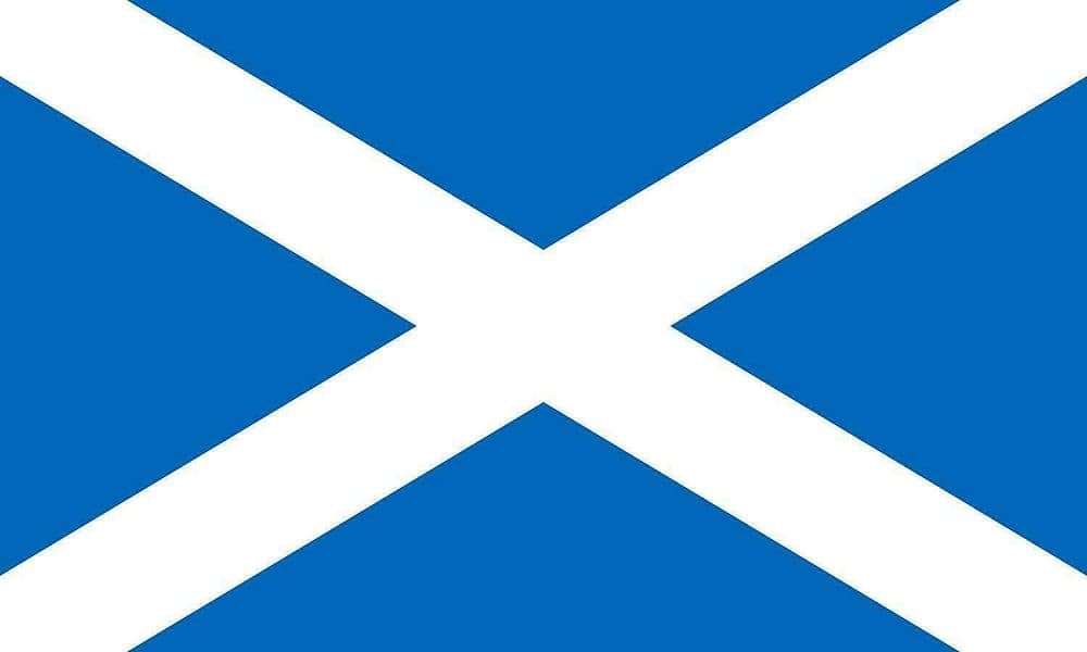 SCOTLAND SALTIRE FLAG 3FT x 2FT 90x60cm ST ANDREWS CROSS