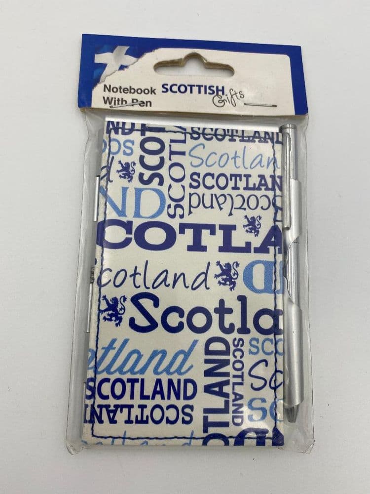 Scottish Notebook with Pen