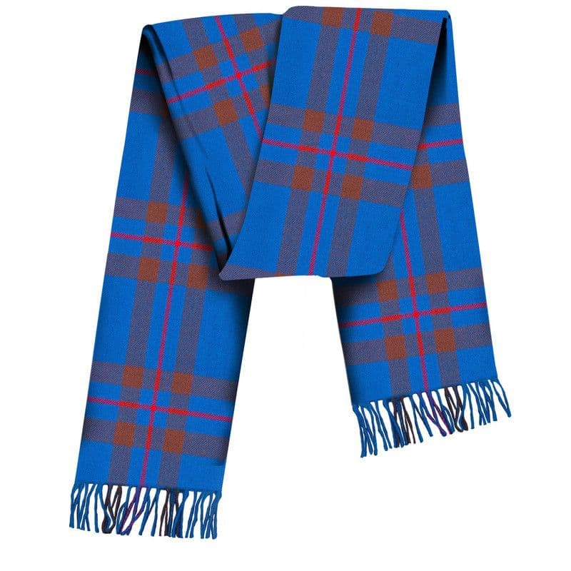 Scottish Tartan Clan Scarf - Elliot 100 Lambswool Extra-Soft Scarves ...