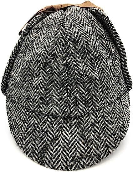 Scottish Traditional Deerstalker Hat -Harris Tweed Autumn Classic ...