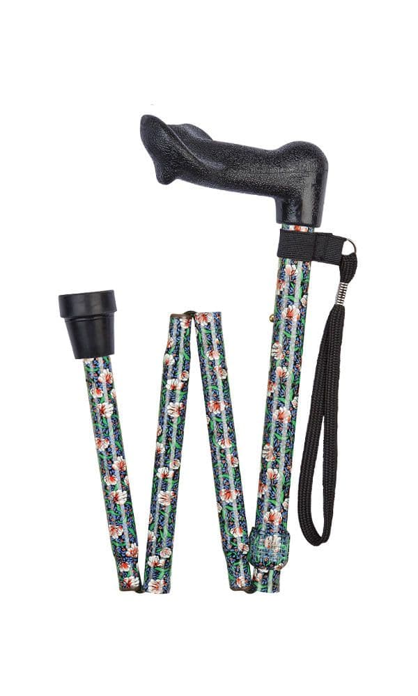 Short Anatomical Folding Stick Right-Hand Height Adjustable 28"-32 ...
