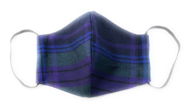 Spirit of Scotland Quality Face Mask Handmade in Scotland Wool New