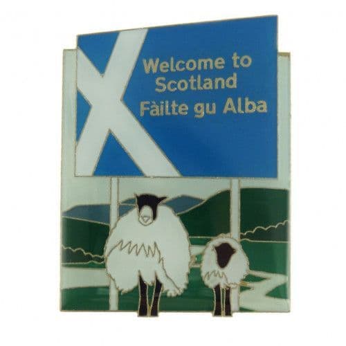 Welcome to Scotland Metal Fridge Magnet for Kitchen Refrigerator x2 ...