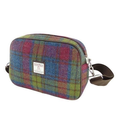 Women s Authentic Unique Harris Tweed Shoulder Bag in Multi Colour ...