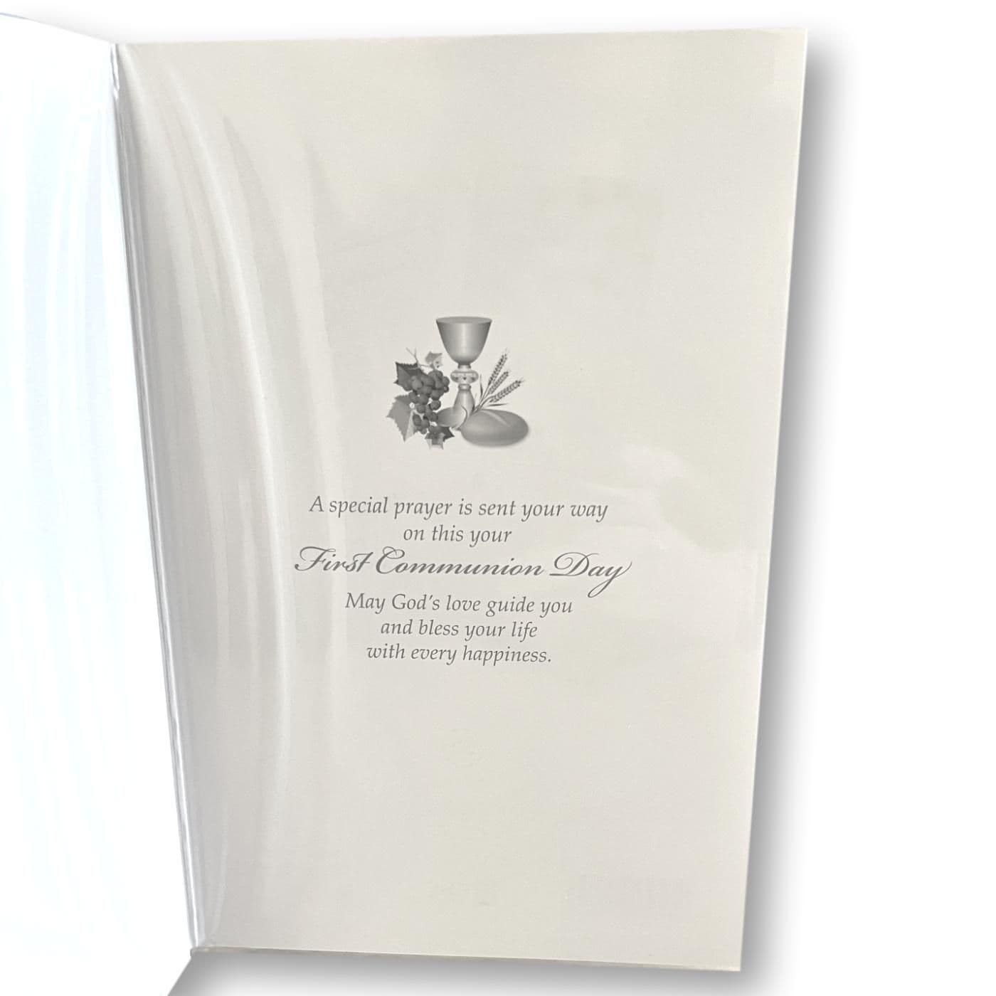 First Communion Day Card for Girls | Heaven's Blessings