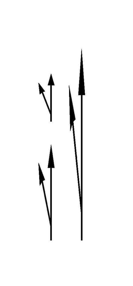 Bifurcation arrow 8000mm