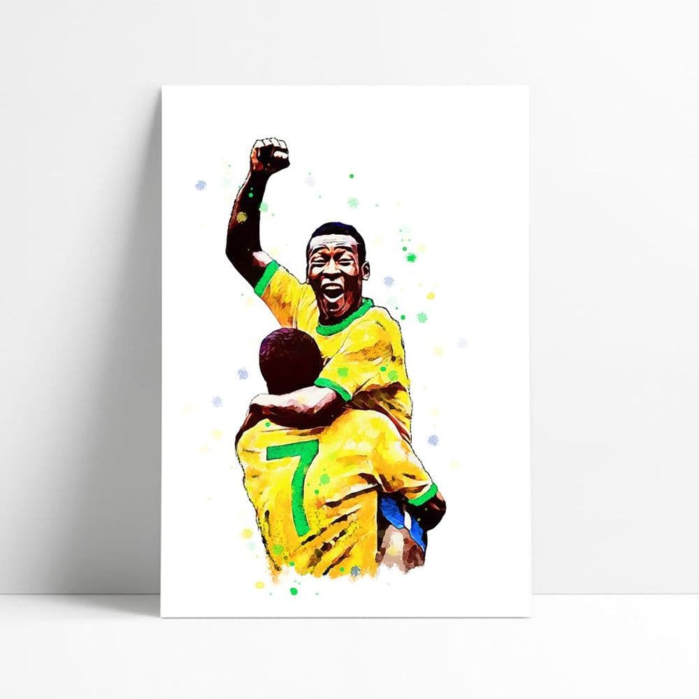 Brazil Pele Art Print 1
