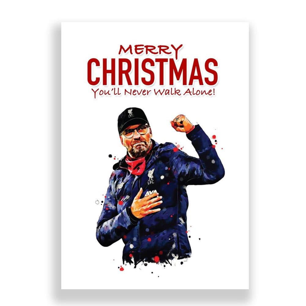 Liverpool Christmas Card Jurgen Klopp