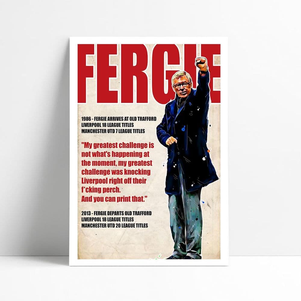 Manchester United Sir Alex Ferguson Quote Liverpool Perch