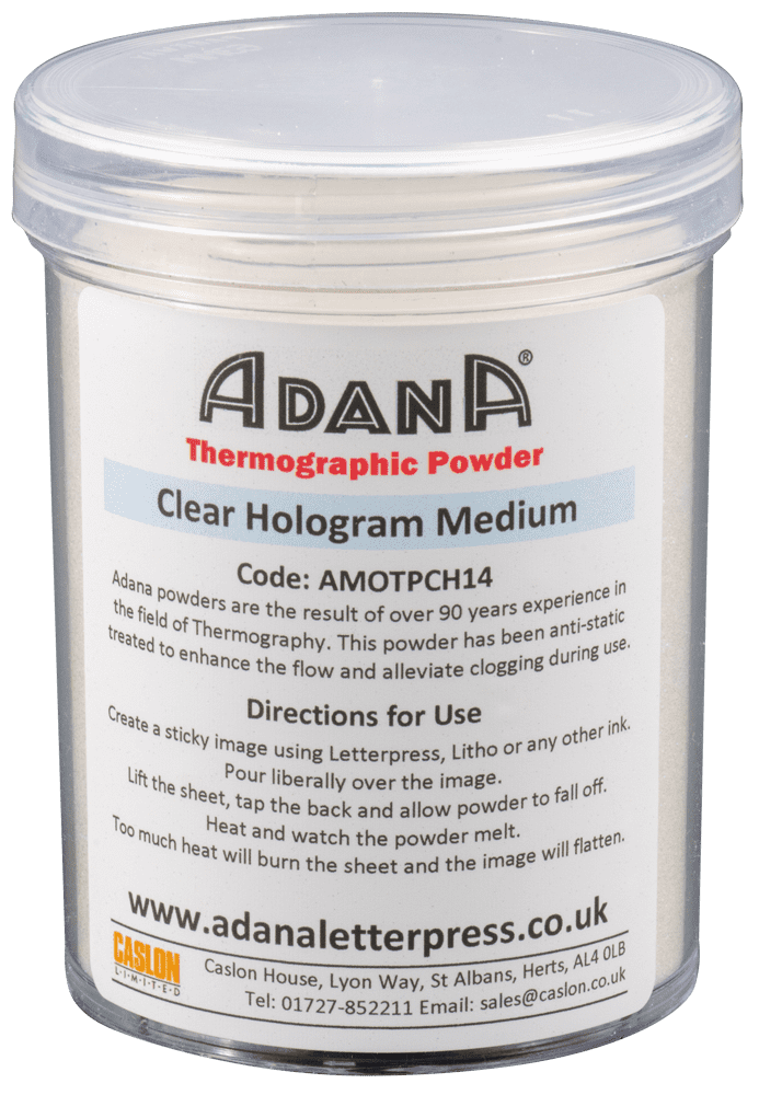 Adana Thermography Powder - Clear Hologram Medium
