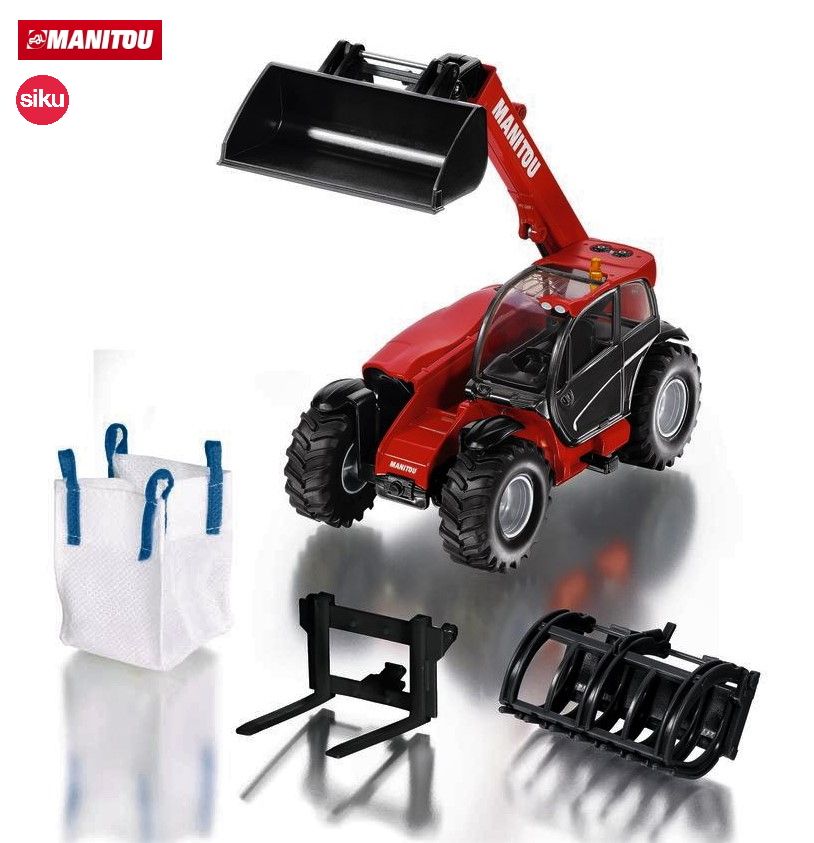 SIKU Manitou Telehandler with Accessories