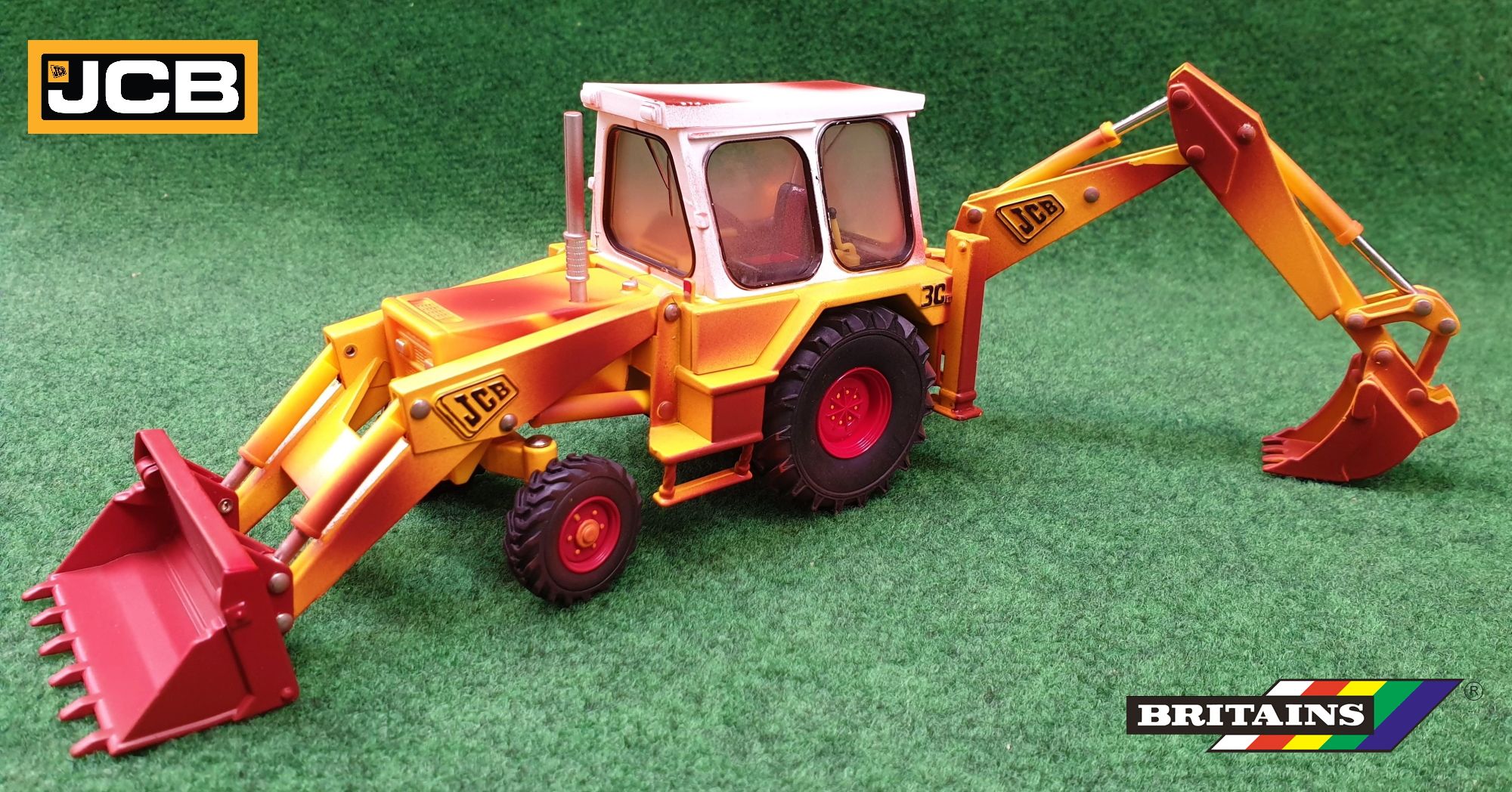 Britains JCB 3C Mk3 - Rusty Version