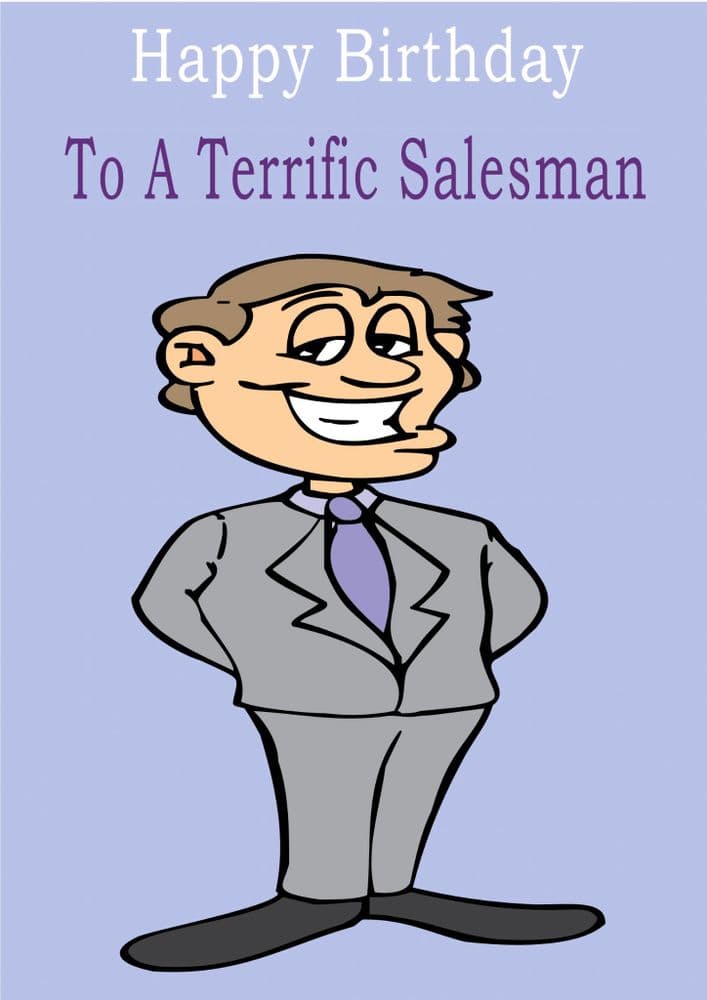 Salesman - Greeting Card