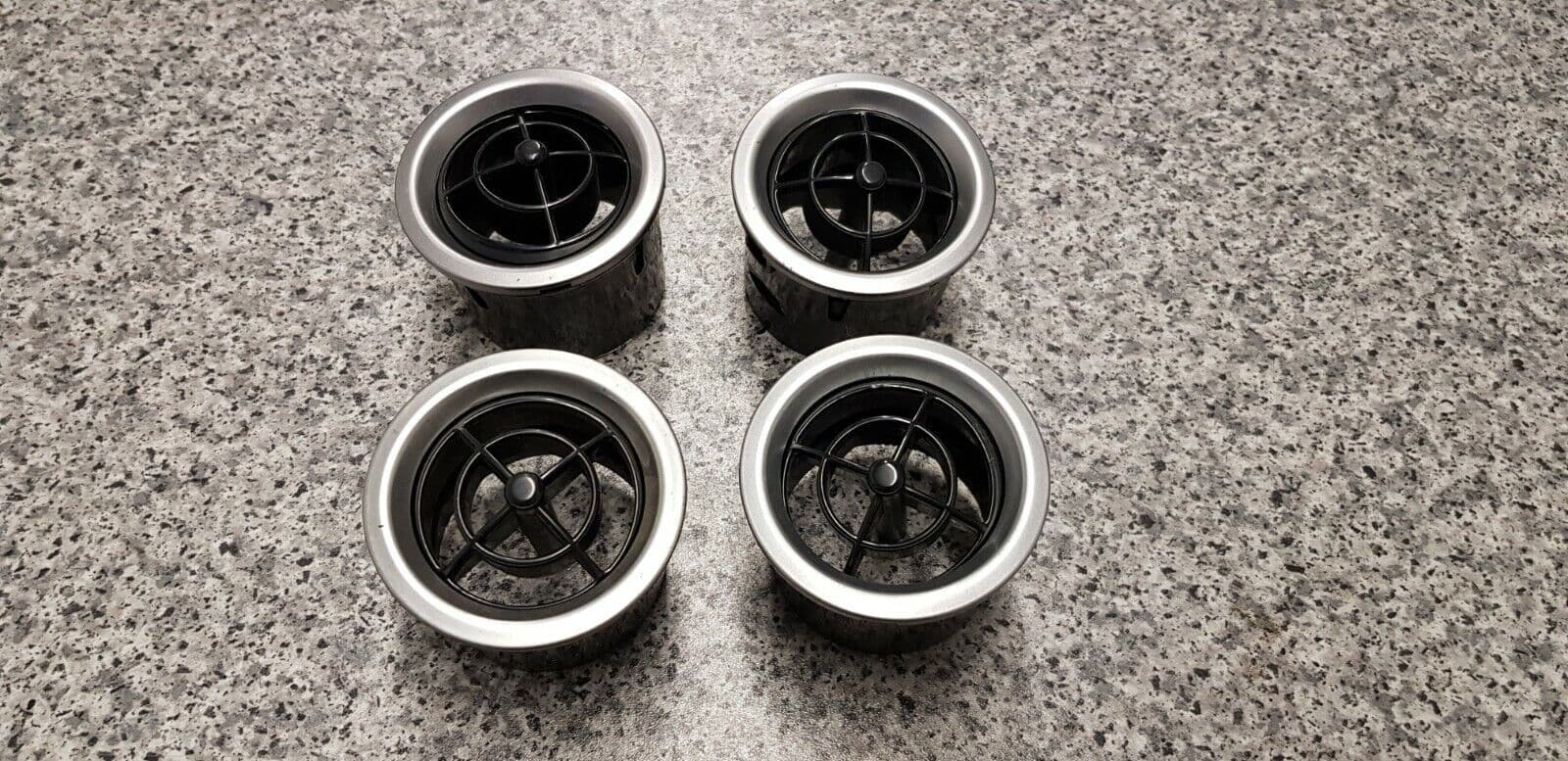 MAZDA MX5 DASH AIR VENTS WITH SILVER TRIM - EUNOS MK1 / 2 1989 - 2005 ...