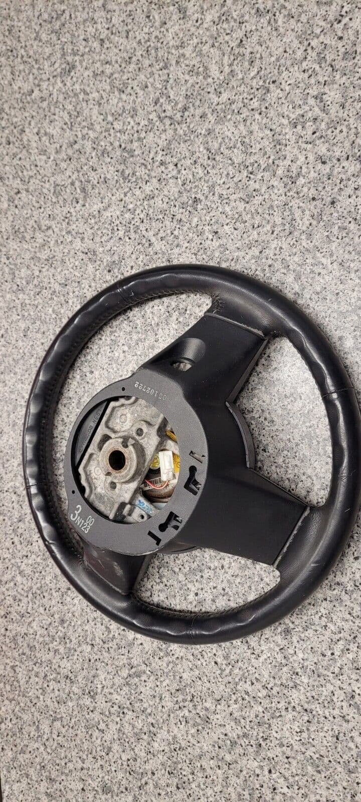 MAZDA MX5 MK3 2005 - 2014 ORIGINAL 3 SPOKE STEERING WHEEL SRS BAG - SEE ...