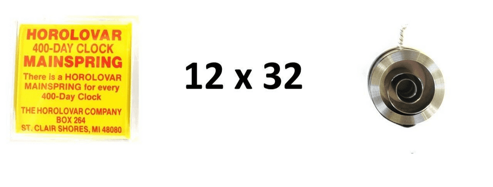 12mm x 32mm- 400 Day Mainspring