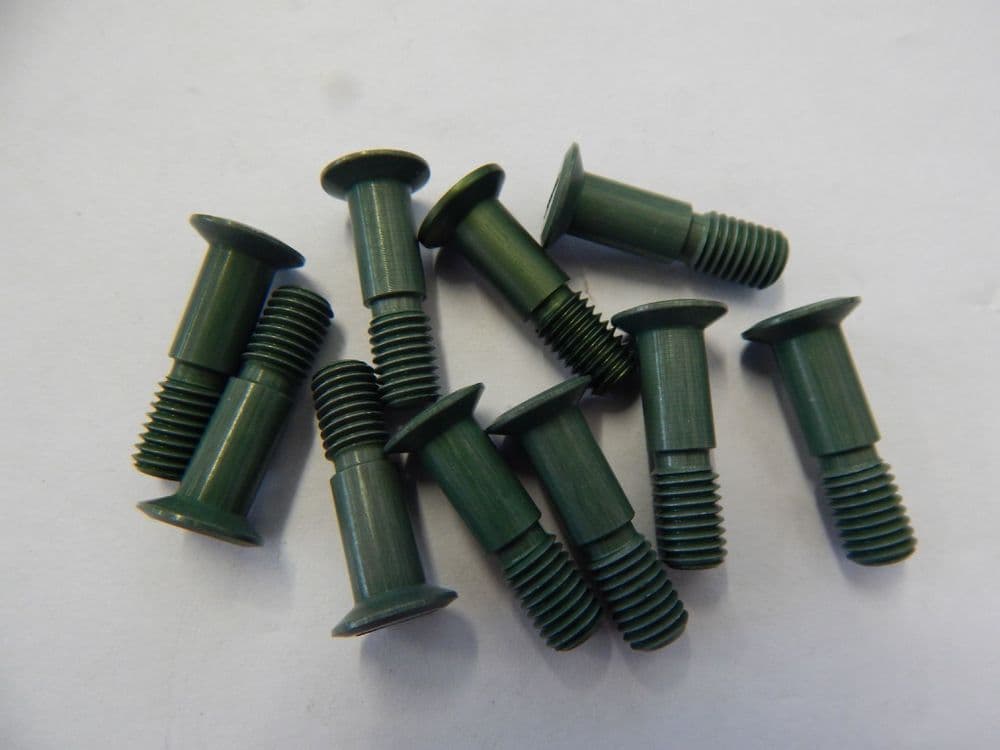 10 x 1/4" BSF Bolts Raised CSK Slotted Head 27/32" Long Part DHS1063-5E V29