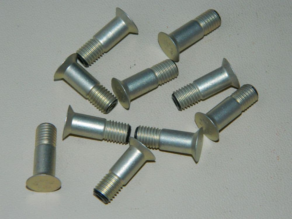 10 x 1/4" UNF Bolts Hi-lok C/S Titanium Aircraft Bolts P/No ASNA206BV4 ...