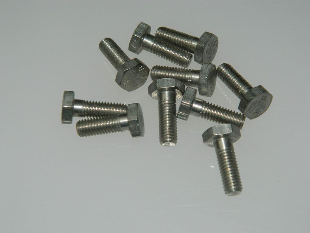 10 x 10-32 UNF Bolts Stainless Steel Hex Head Length 9/16" Part A104-1 ...