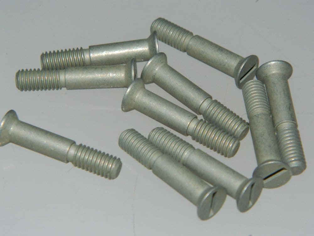 10 x 10-32 UNF Screw Slotted Flush Reduced Countersunk Head 15/16" Long O13