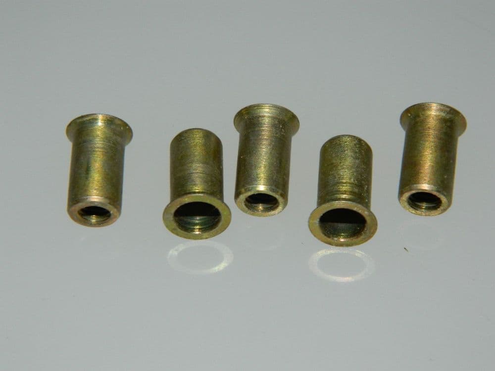 10 x 10-32 UNF Screw Thread Inserts Steel Length 1/2" Outside Diameter ...