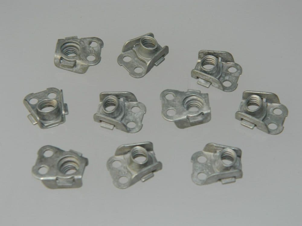 10 x 10-32 UNF Self Locking Floating Anchor Nuts Single Lug Mounting A1