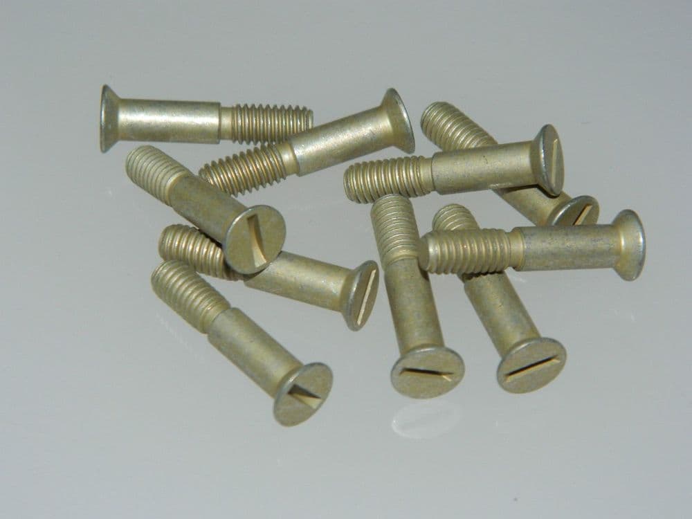 10 x 2BA Bolt CSK Slotted Head Steel Length 15/16" Part DHS957-5C J7