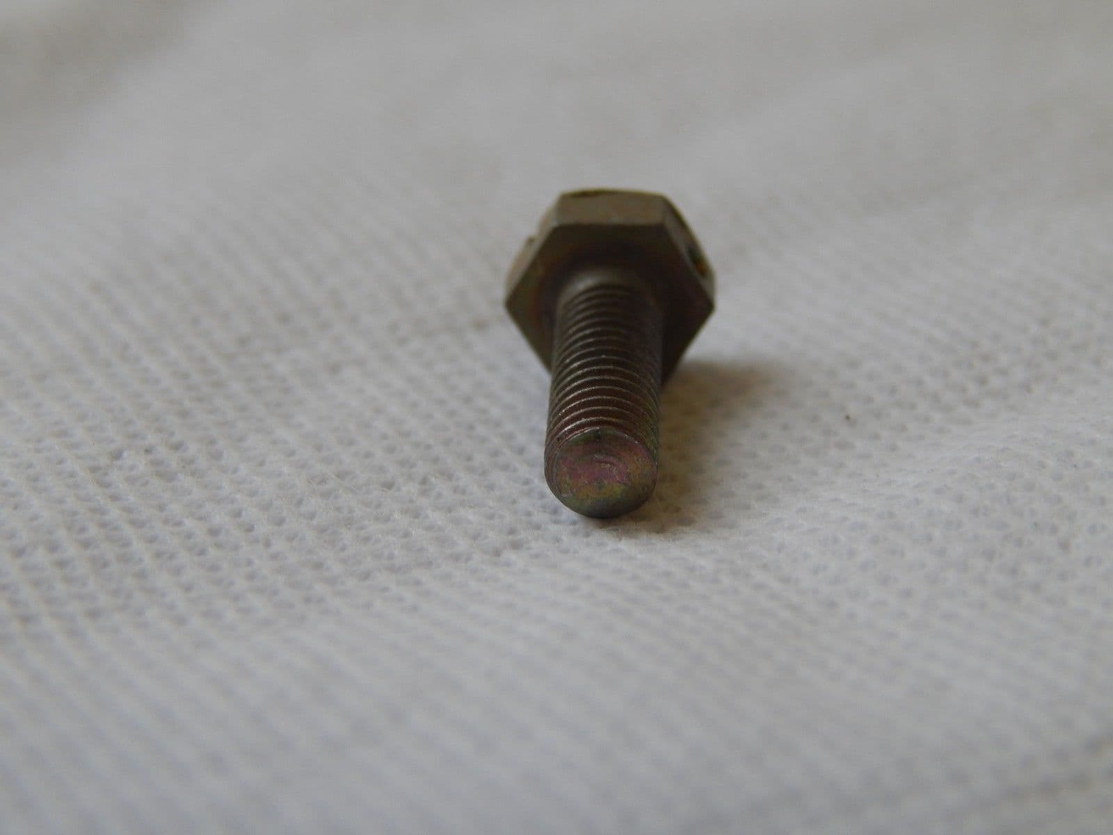 10 x 2BA Hex Head Bolts Slotted Drilled Head Steel Fastener Length 11/ ...