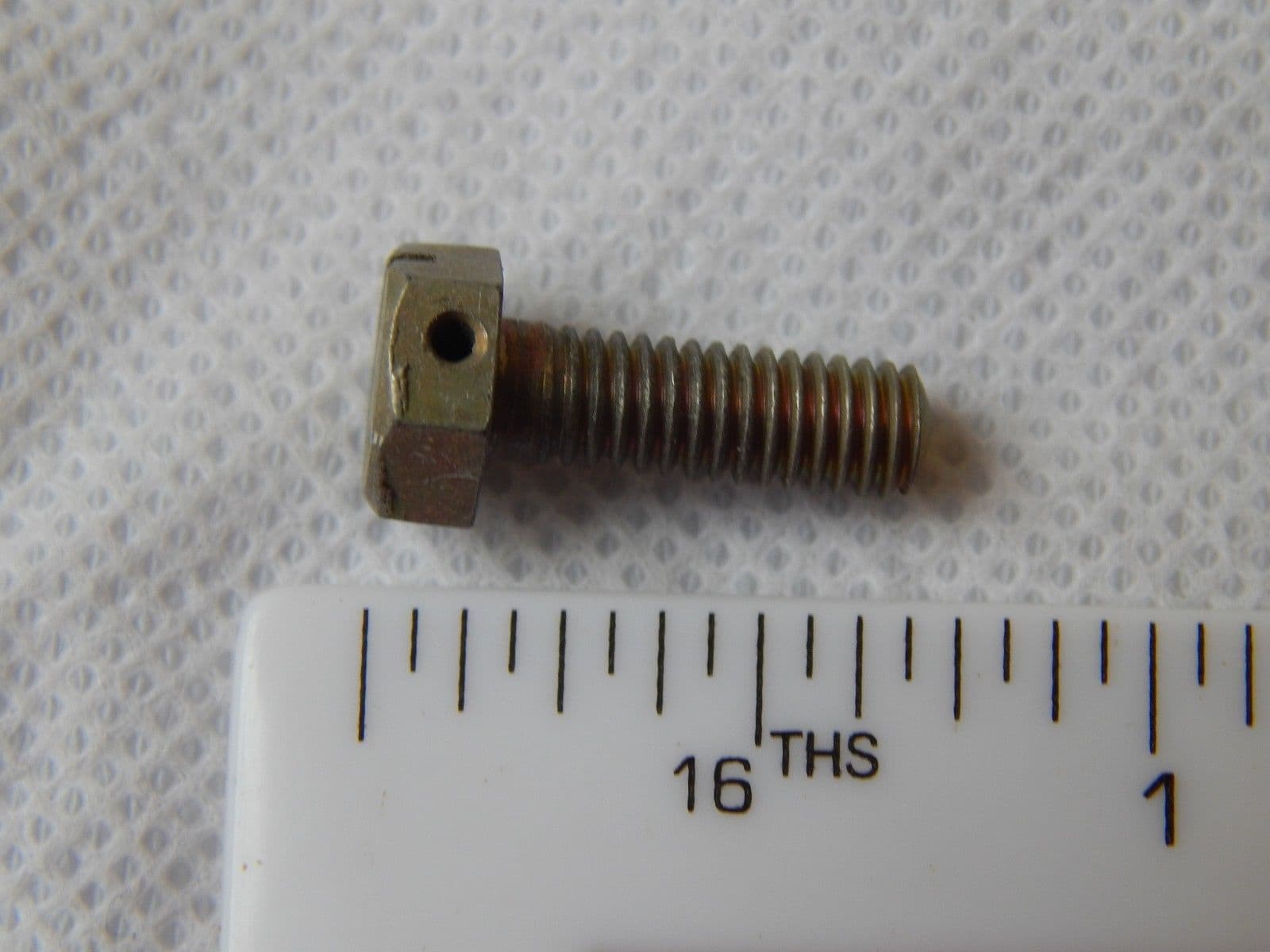 10 x 2BA Hex Head Bolts Slotted Drilled Head Steel Fastener Length 11/ ...