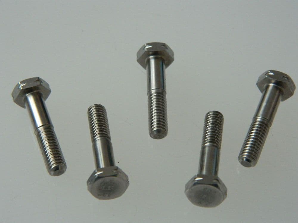 10 x 2BA Stainless Steel Hex Head Bolts High Tensile 7/8" Long Part A26 ...