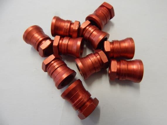 10 x 3/8" UNF Hi-Lok Pin Rivet Collars Part No LN29798A10 Alloy V30