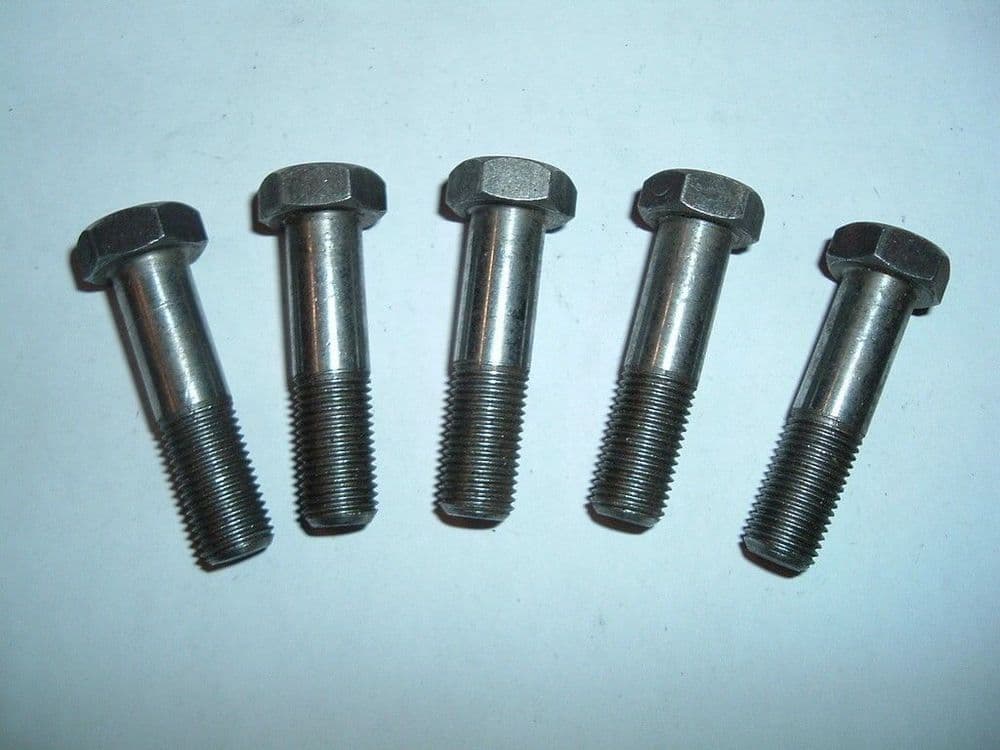 10 x 3/8" UNF Stainless Steel Hex Head Bolts Grip Length 0 7" Part A104 ...