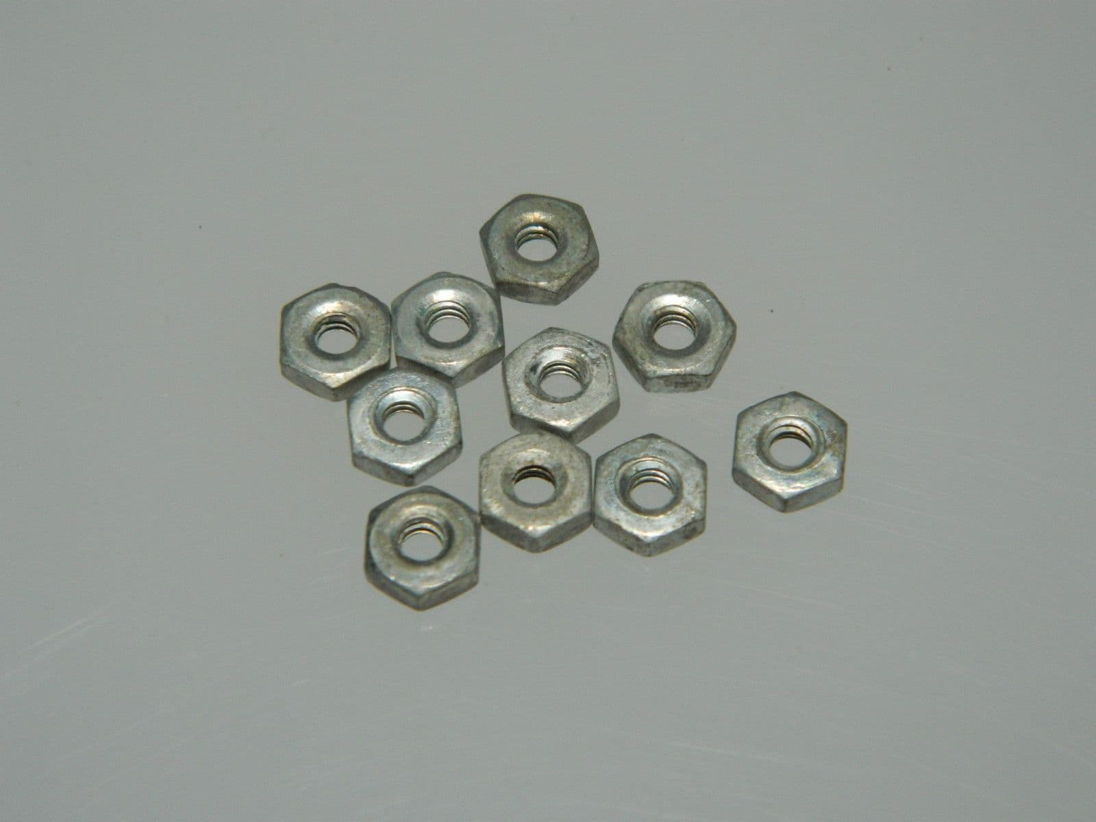 10 x 4-40" UNC Nuts Steel Thickness 3/32" E11