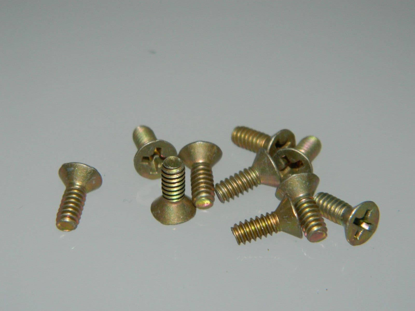 10 x 6-32 UNC Bolts CSK Cross Head Steel Length 3/8" Part AN505-6R6 P5