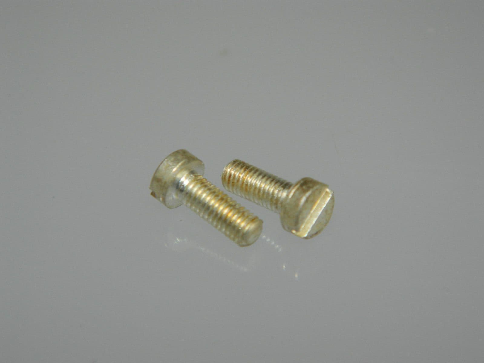 10 x 6BA Screws Slotted Cheese Head Steel Length 5/16" H13