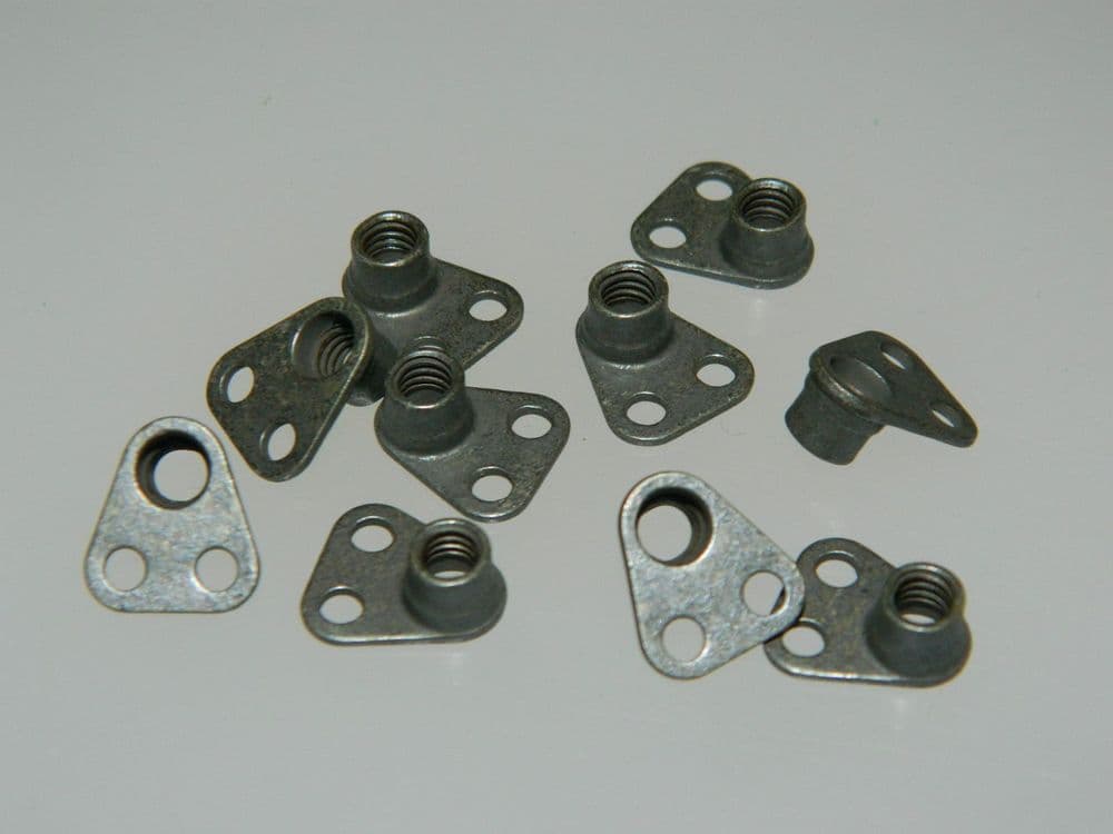 10 x 8-32 UNC Anchor Nuts Locking Thread Corner Single Tab Part MS2108 ...