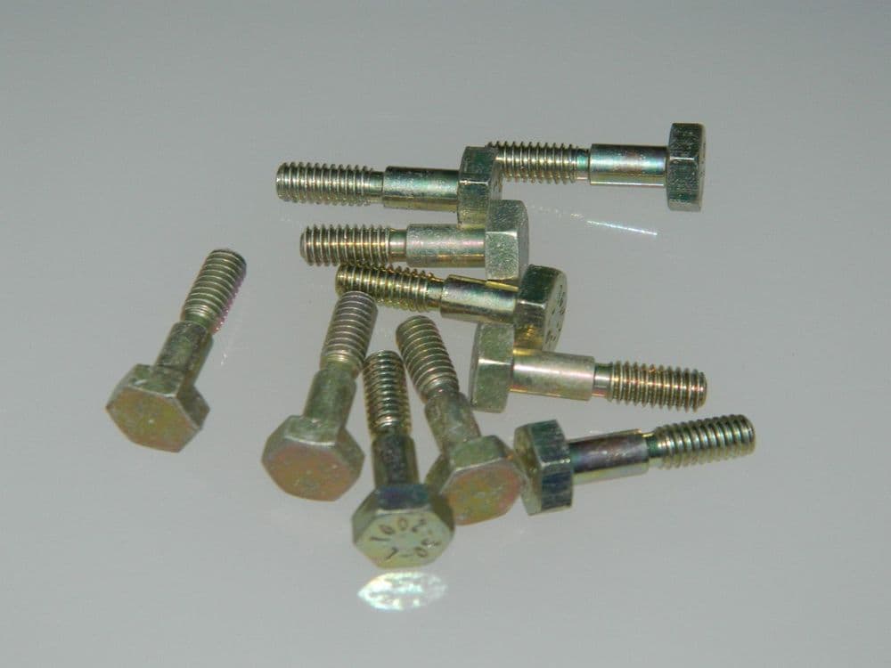 10 x 8-32 UNC Bolts Hex Head Shouldered Steel Length 11/16" Part ...