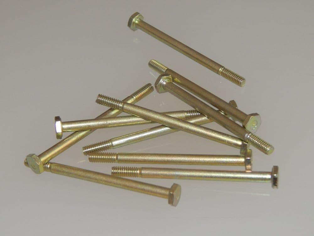 10 x 8-32 UNC Bolts Hex Head Steel Length 2 3/8" Part A102-19C V1