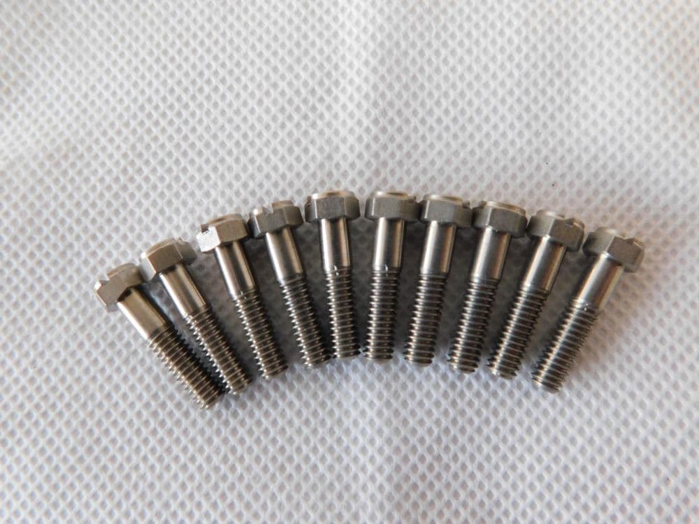 10 x 8-32 UNC Hex Head Stainless Steel Bolts Grip 0 25& x22; CN1A-5